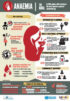 Anaemia Infographic - 1,000 Days