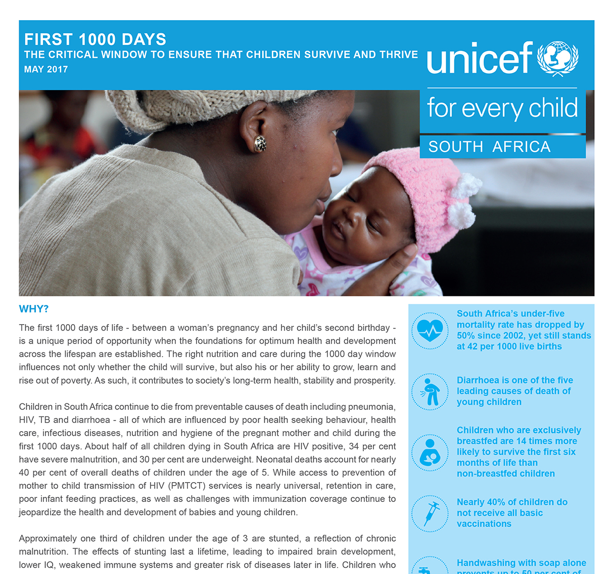 First 1000 Days the critical Window to ensure that Children survive and ...