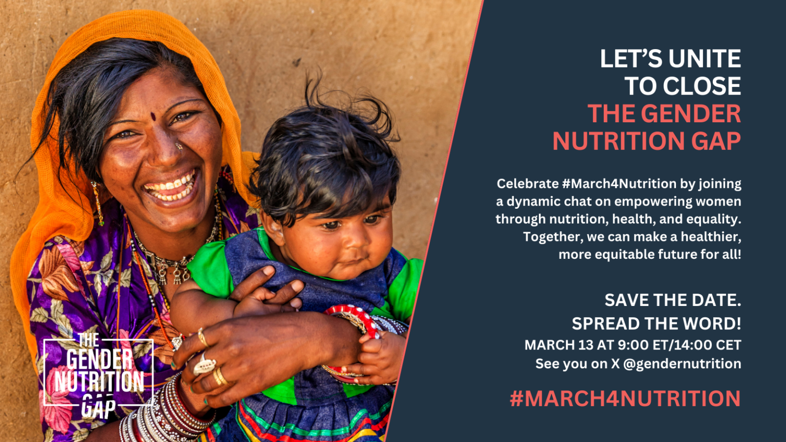 Uniting to close the Gender Nutrition Gap - 1,000 Days